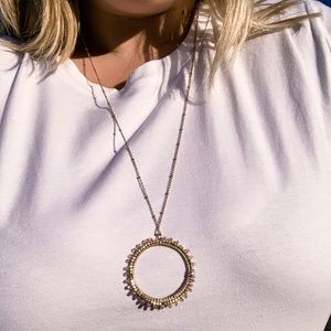 Jewelry | New Gold Circle Necklace Jayla | Poshmark